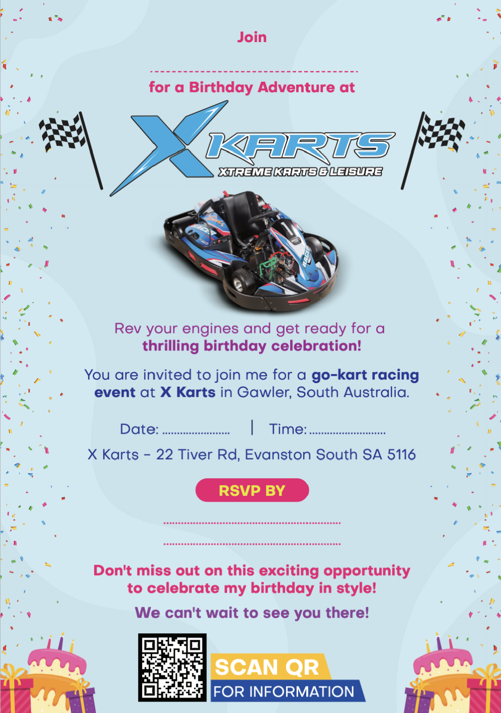 Junior Parties – X Karts